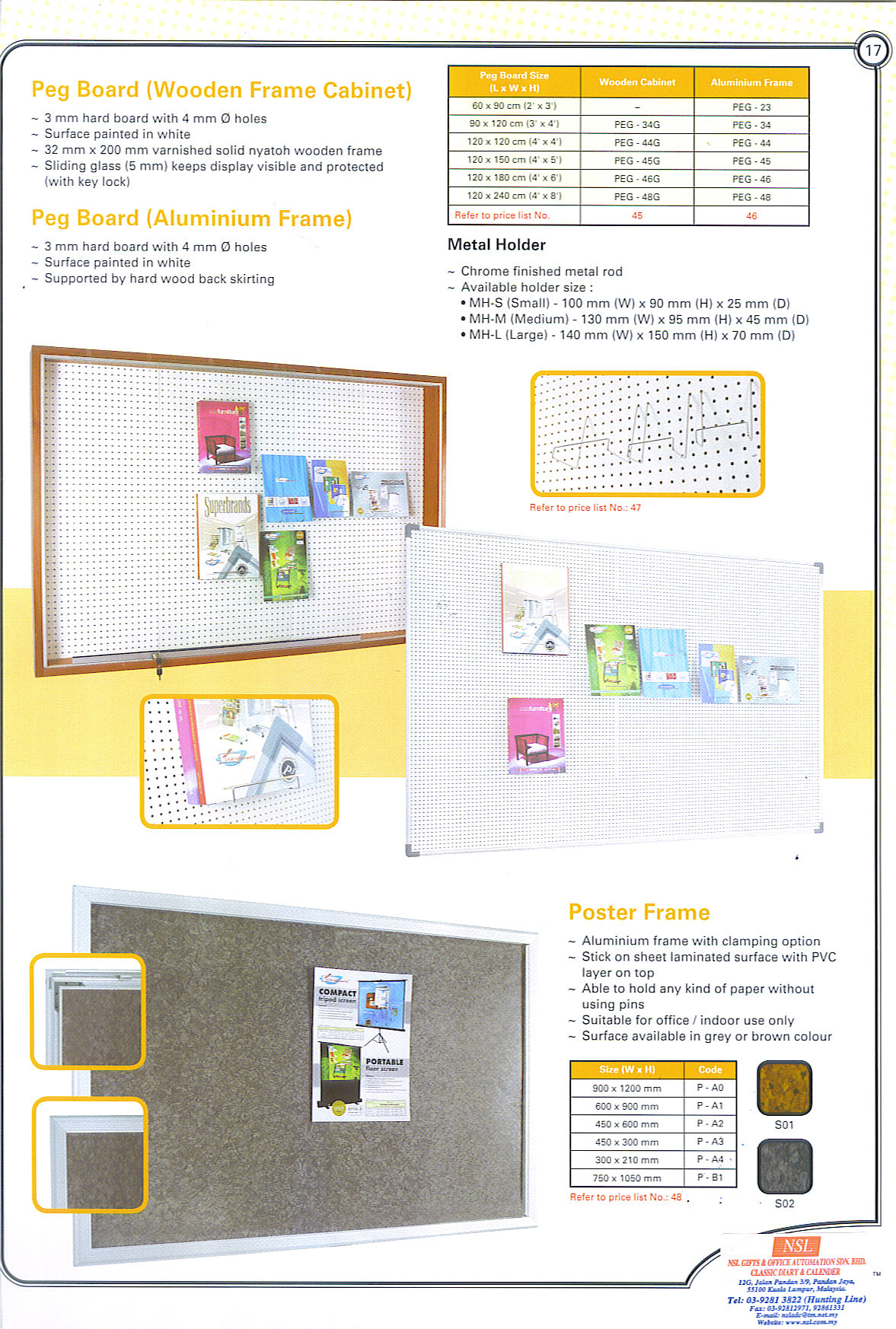 Notice Board-Soft, Foam, Peg